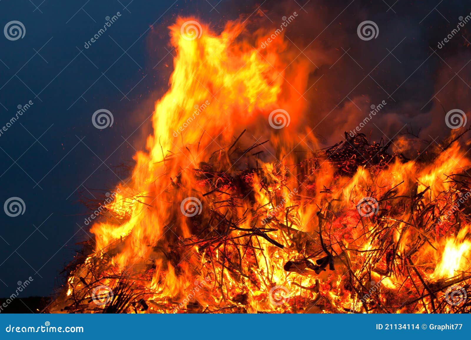 Easter fire stock photo. Image of background, dark, ritual - 21134114