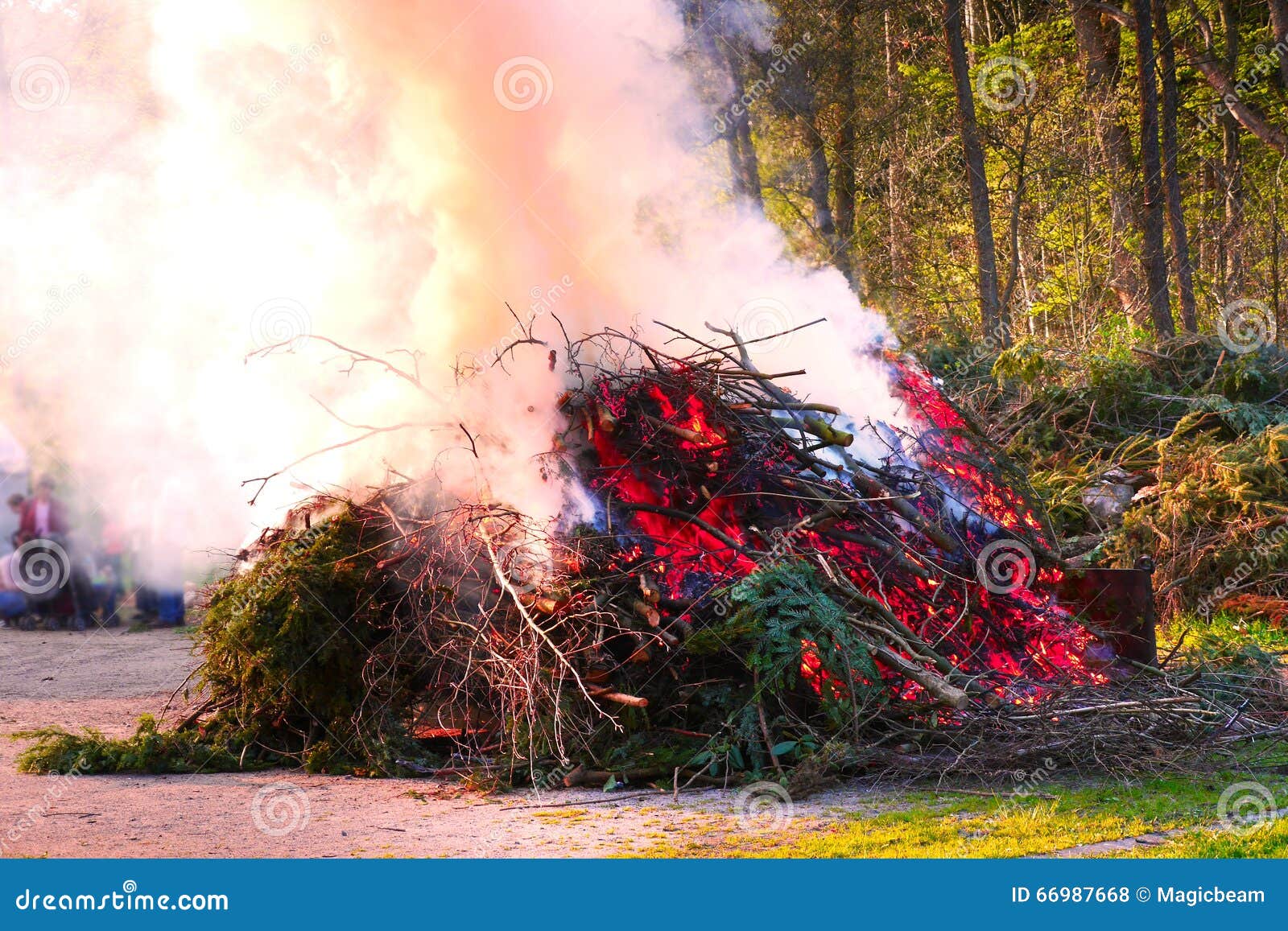 Easter fire stock photo. Image of orange, osterfeuer - 66987668