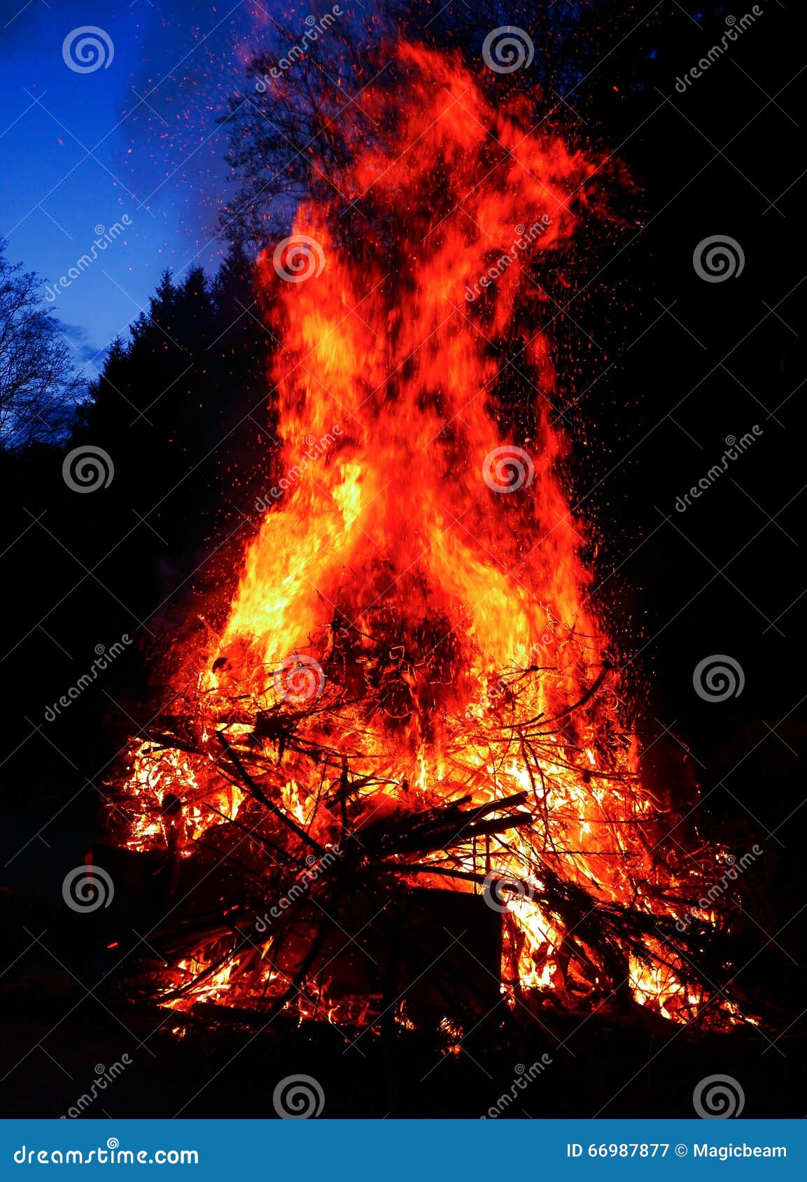 Easter fire stock image. Image of orange, glow, fire - 66987877