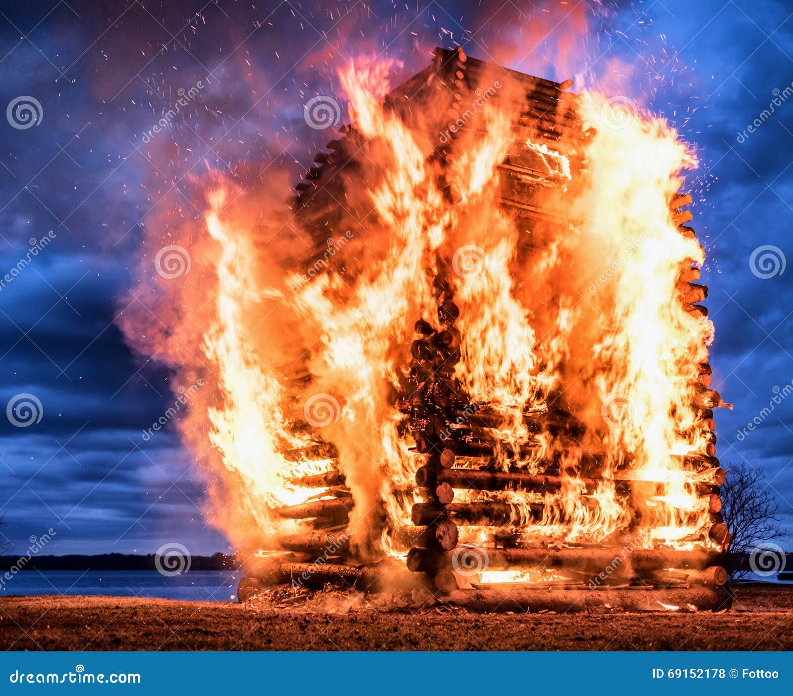 Easter fire stock photo. Image of light, flame, forest - 69152178