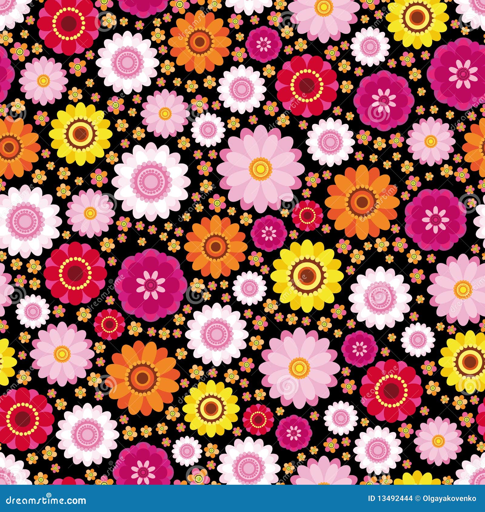 Easter floral background stock vector. Illustration of background ...