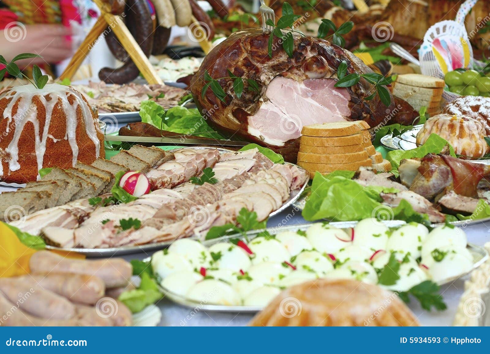 Easter food stock image. Image of barbecue, diet, beef - 5934593