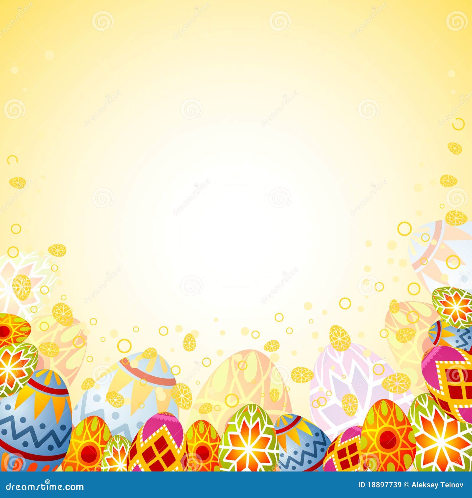 Easter frame stock vector. Illustration of belief, concept - 18897739
