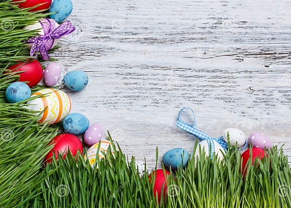 Easter frame stock image. Image of easter, hand, painted - 38490025