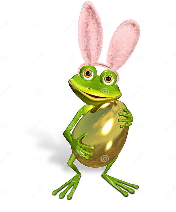 Easter frog stock illustration. Illustration of merry - 38802032