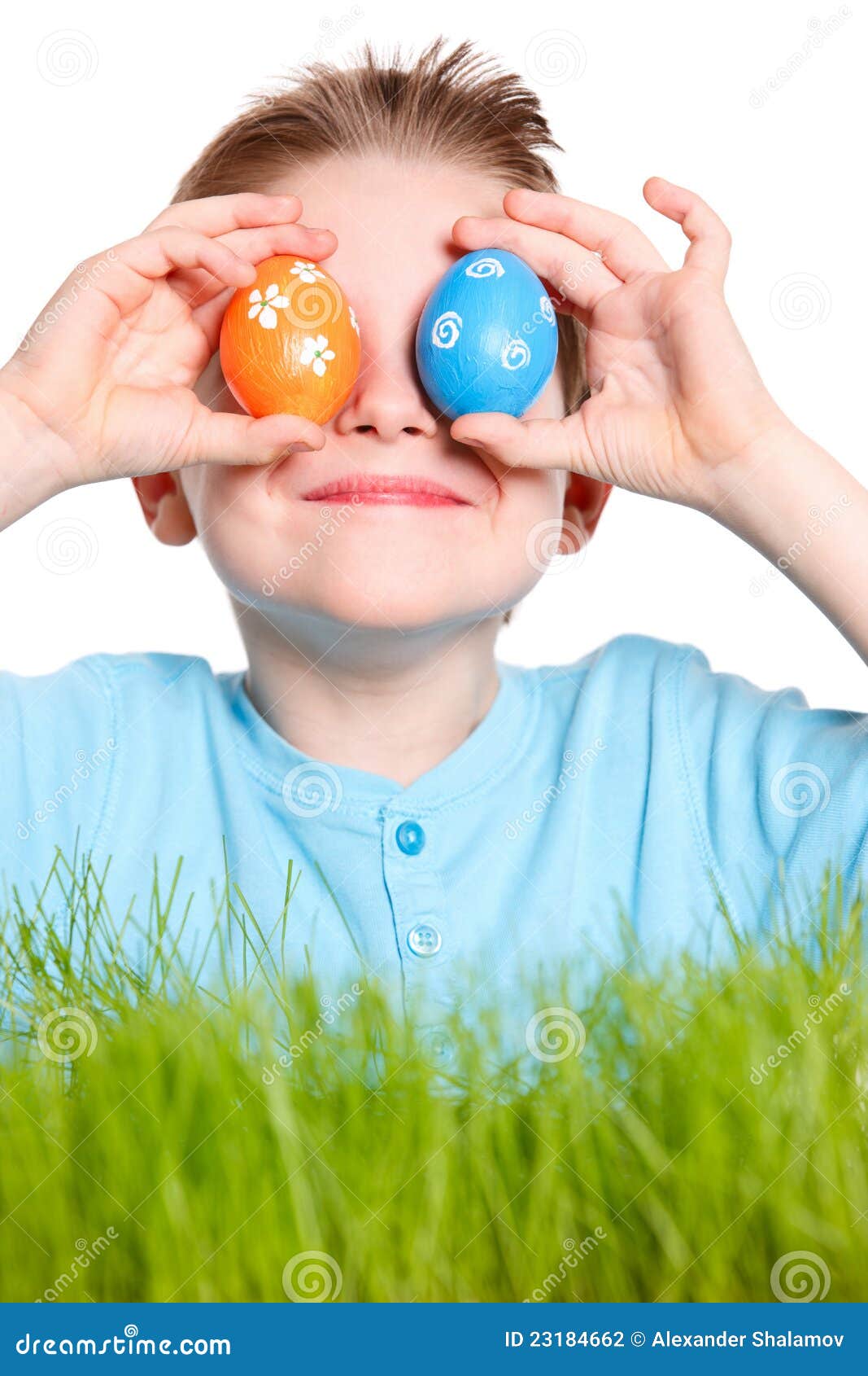Easter fun stock photo. Image of decoration, grass, caucasian - 23184662