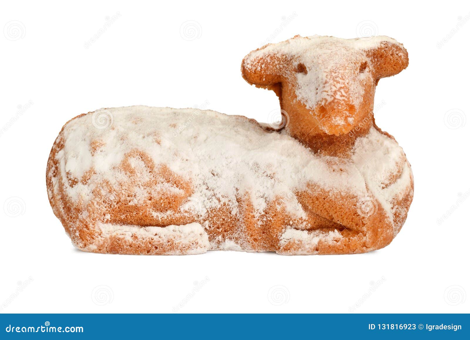 Easter German Biscuit in Sheep Shape Stock Image - Image of ground ...