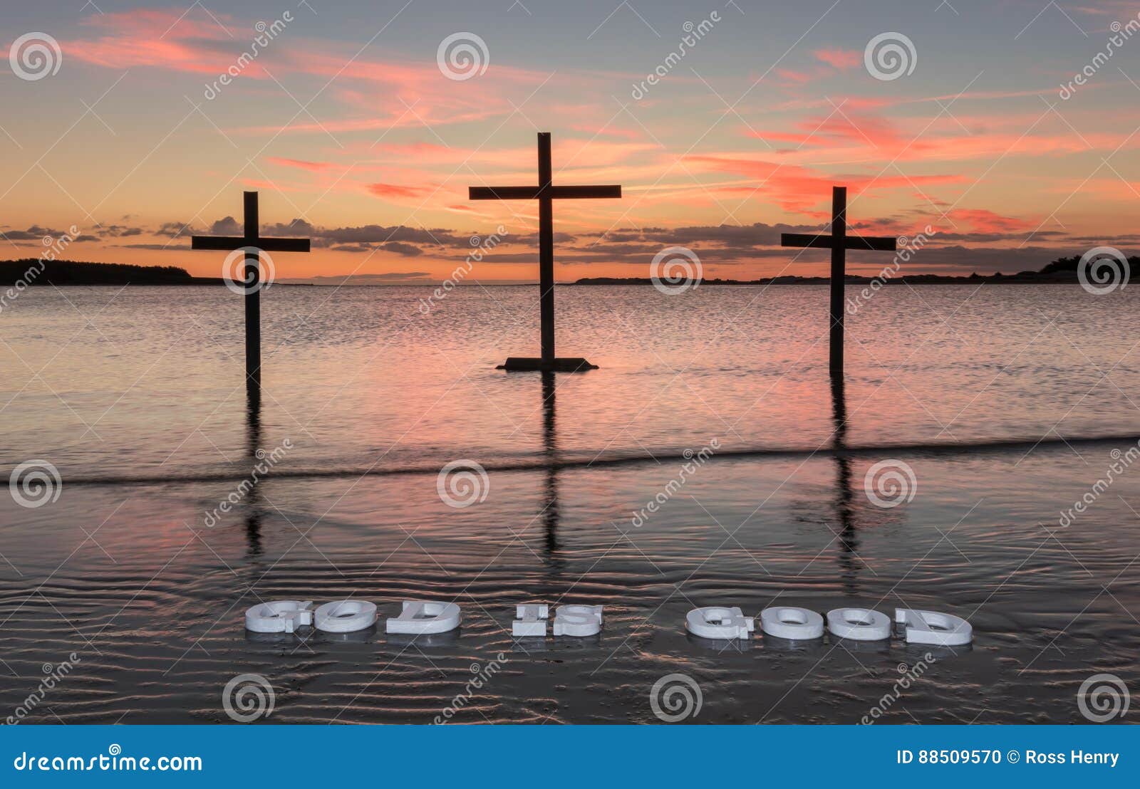 Easter God is Good stock photo. Image of silhouette, symbol - 88509570
