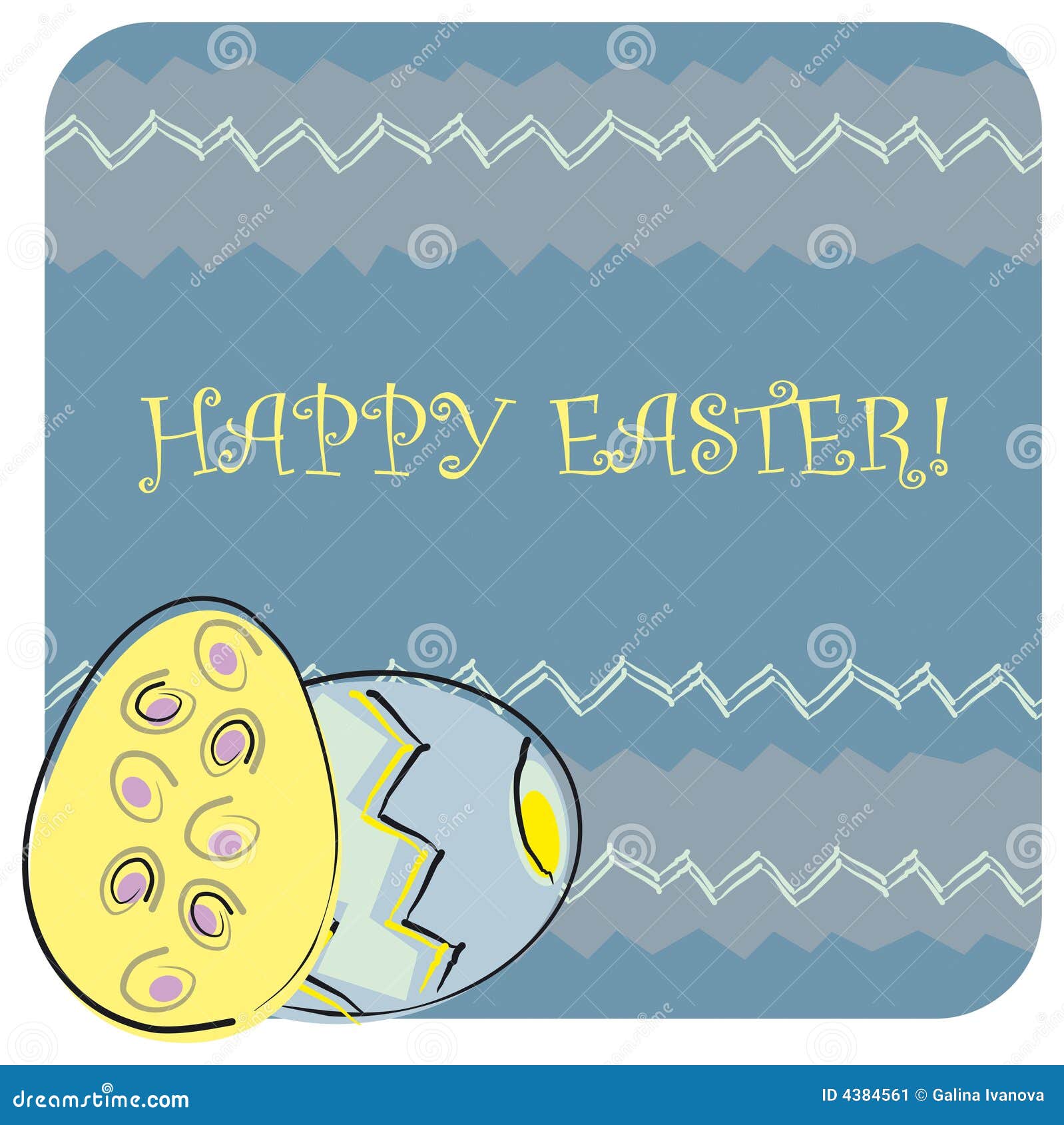 Easter Greeting Card Picture. Image: 4384561