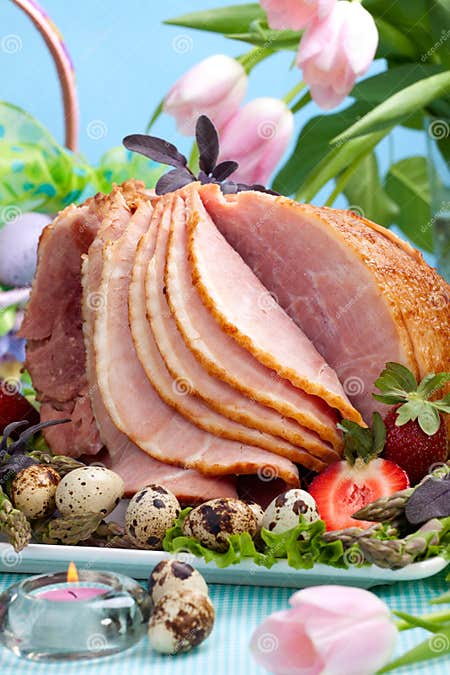 Easter ham stock image. Image of celebration, prepared - 8097673