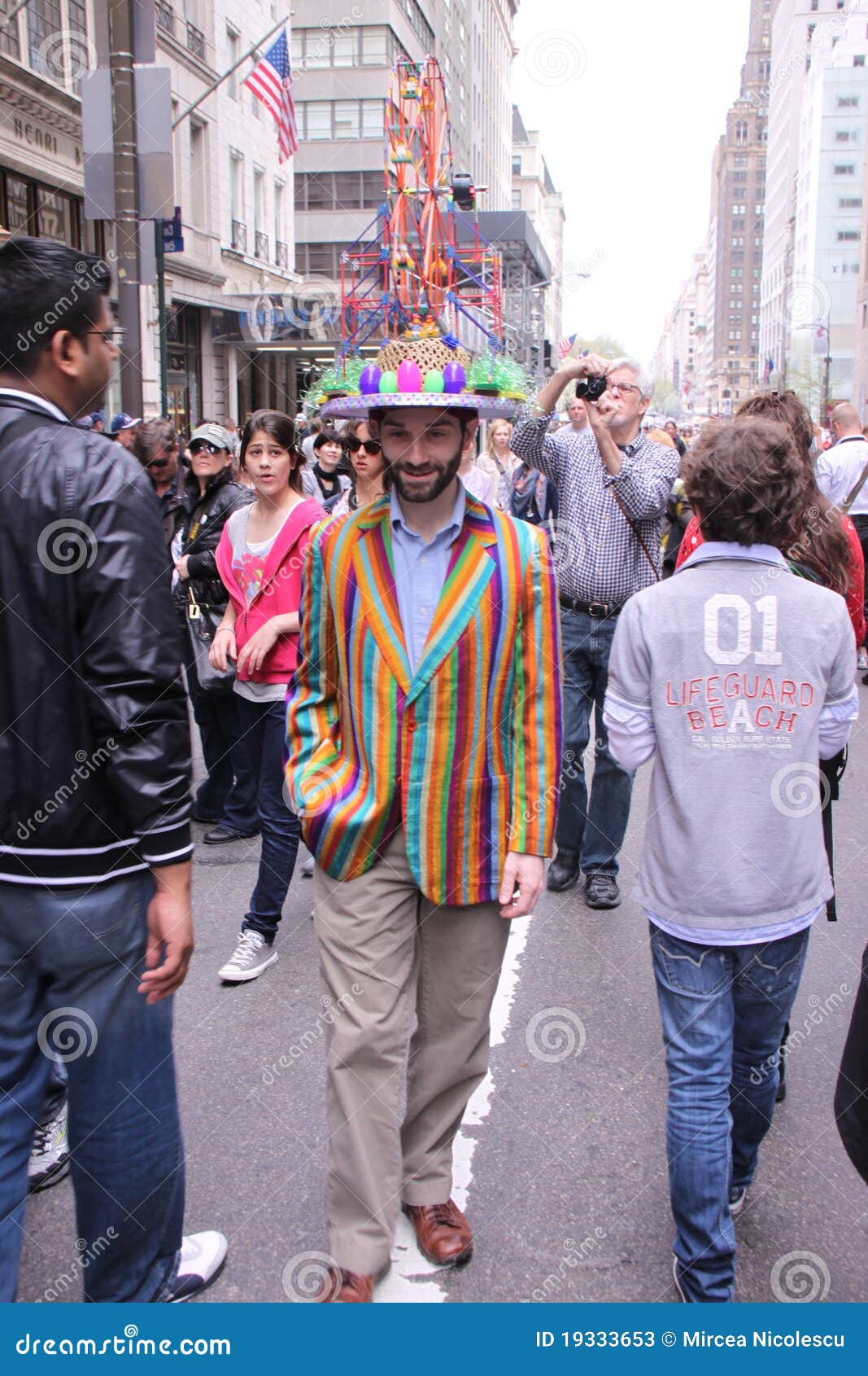 Easter hats parade editorial stock photo. Image of celebration - 19333653