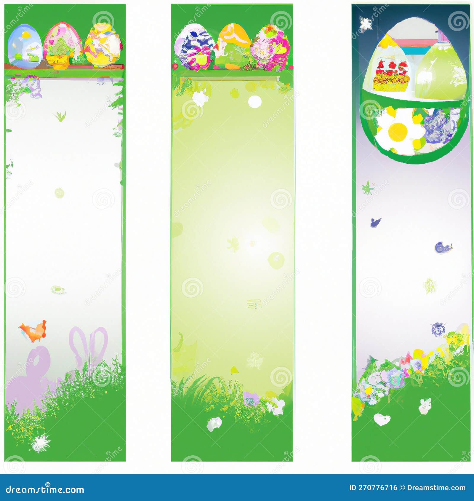 Easter Holiday Stationary Design - Generative AI Stock Illustration ...