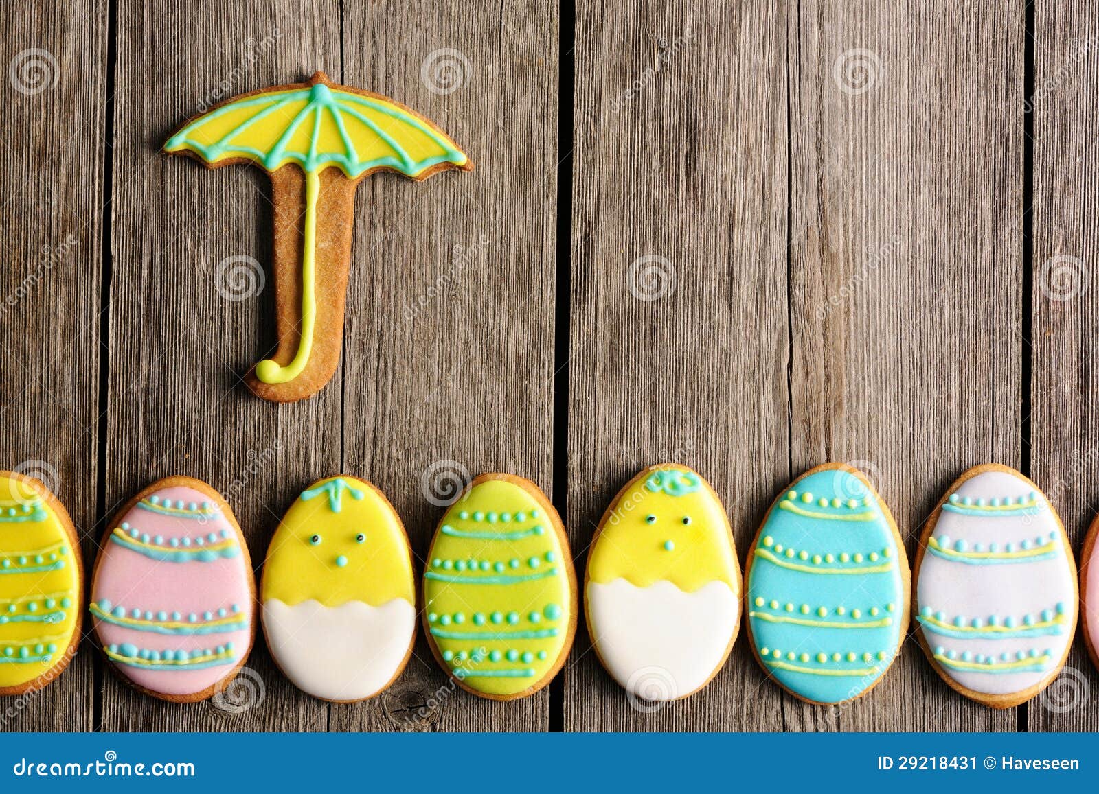 Easter Homemade Gingerbread Cookie Stock Image - Image of spring, cheap ...