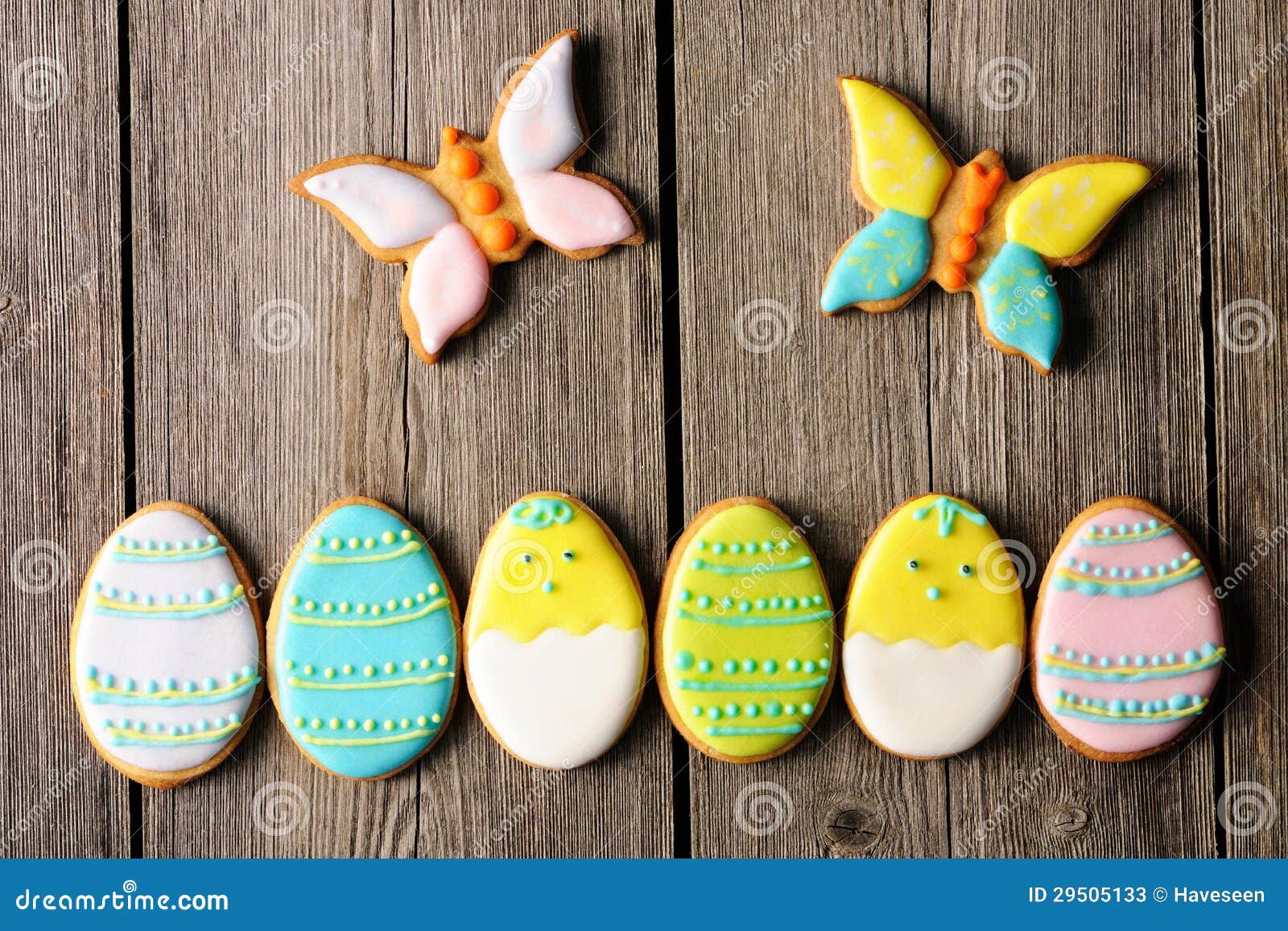Easter Homemade Gingerbread Cookie Stock Image - Image of table, spice ...