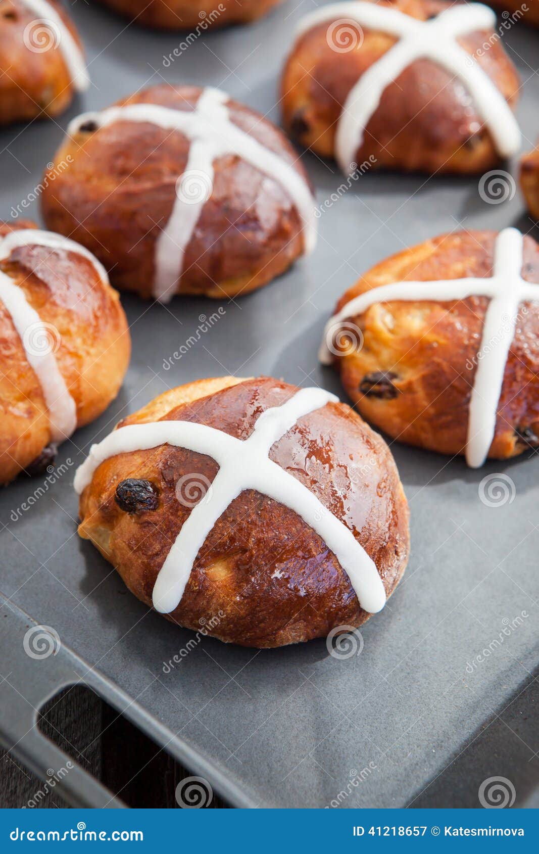 Easter hot cross buns stock image. Image of religious - 41218657