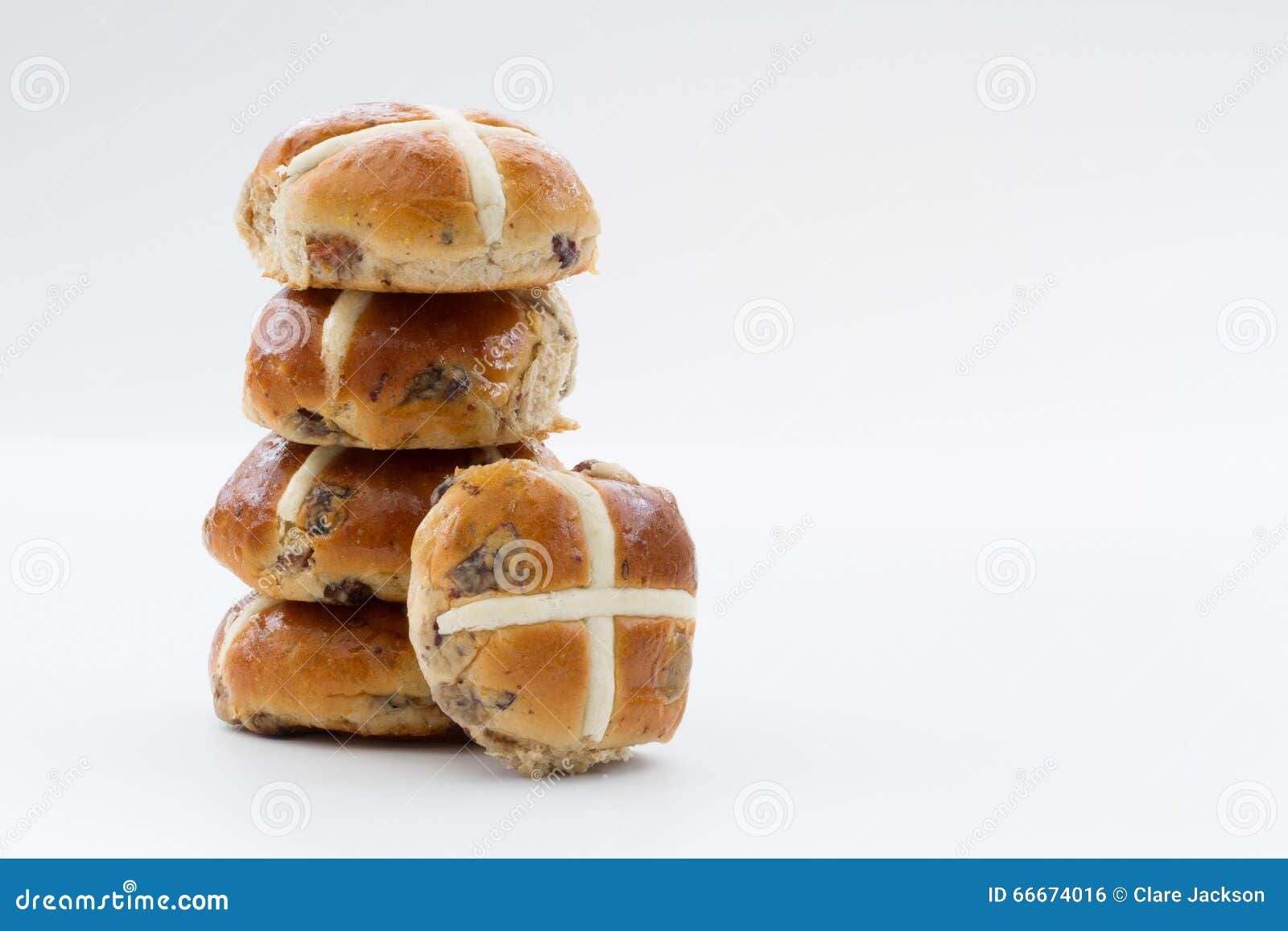 Hot Cross Buns. Royalty-Free Stock Photography | CartoonDealer.com ...