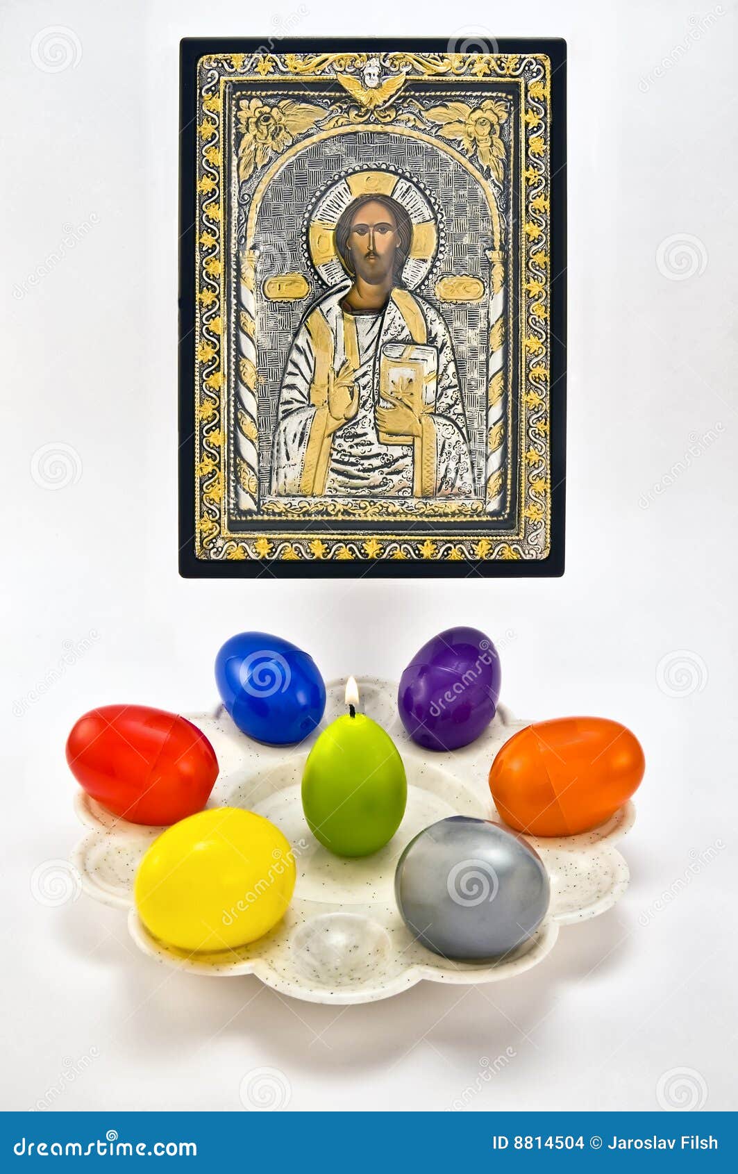 Easter icon stock photo. Image of color, flame, biblical - 8814504