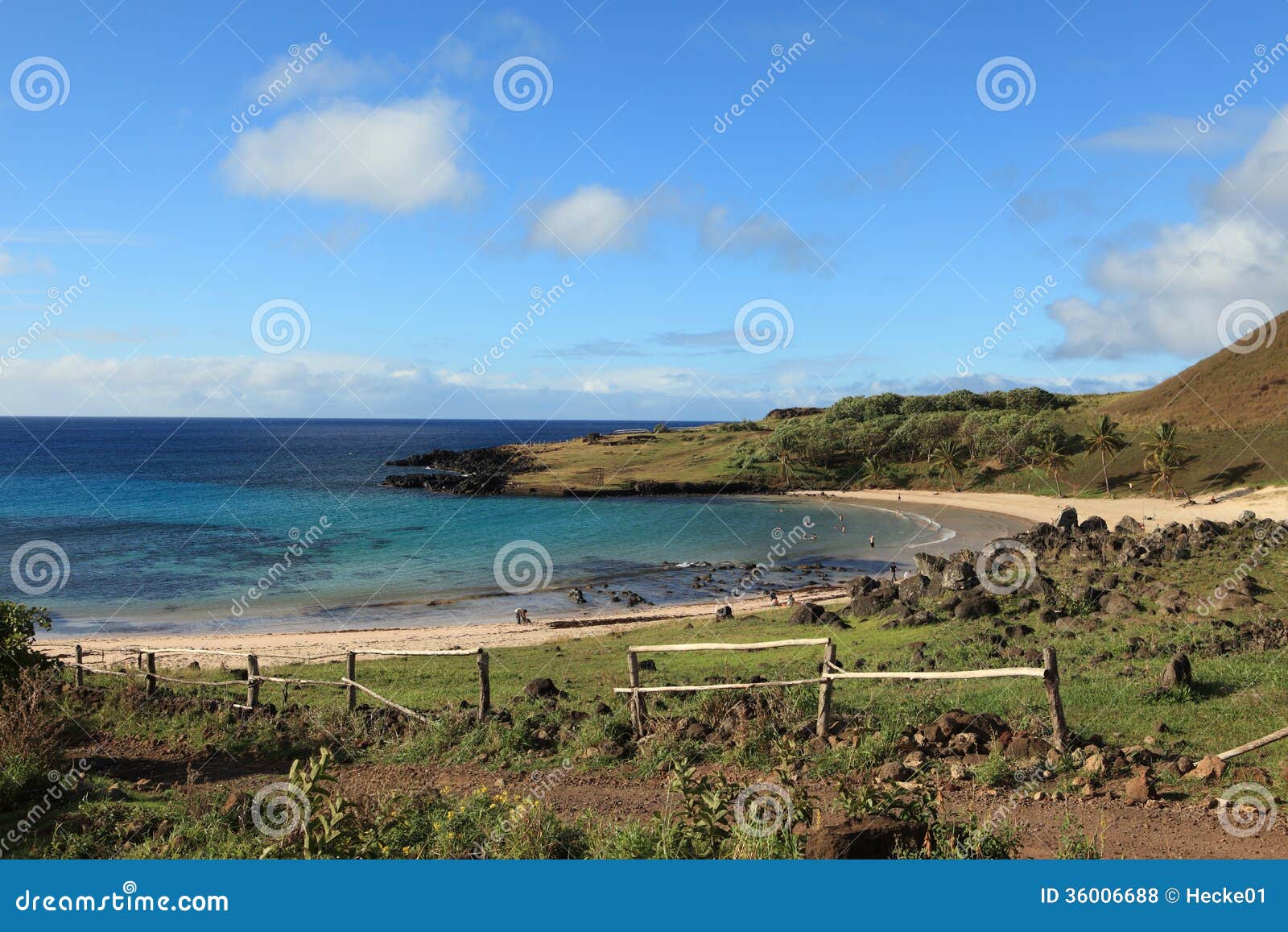 Easter Island Beach Anakena Stock Photo - Image of ilsa, face: 36006688
