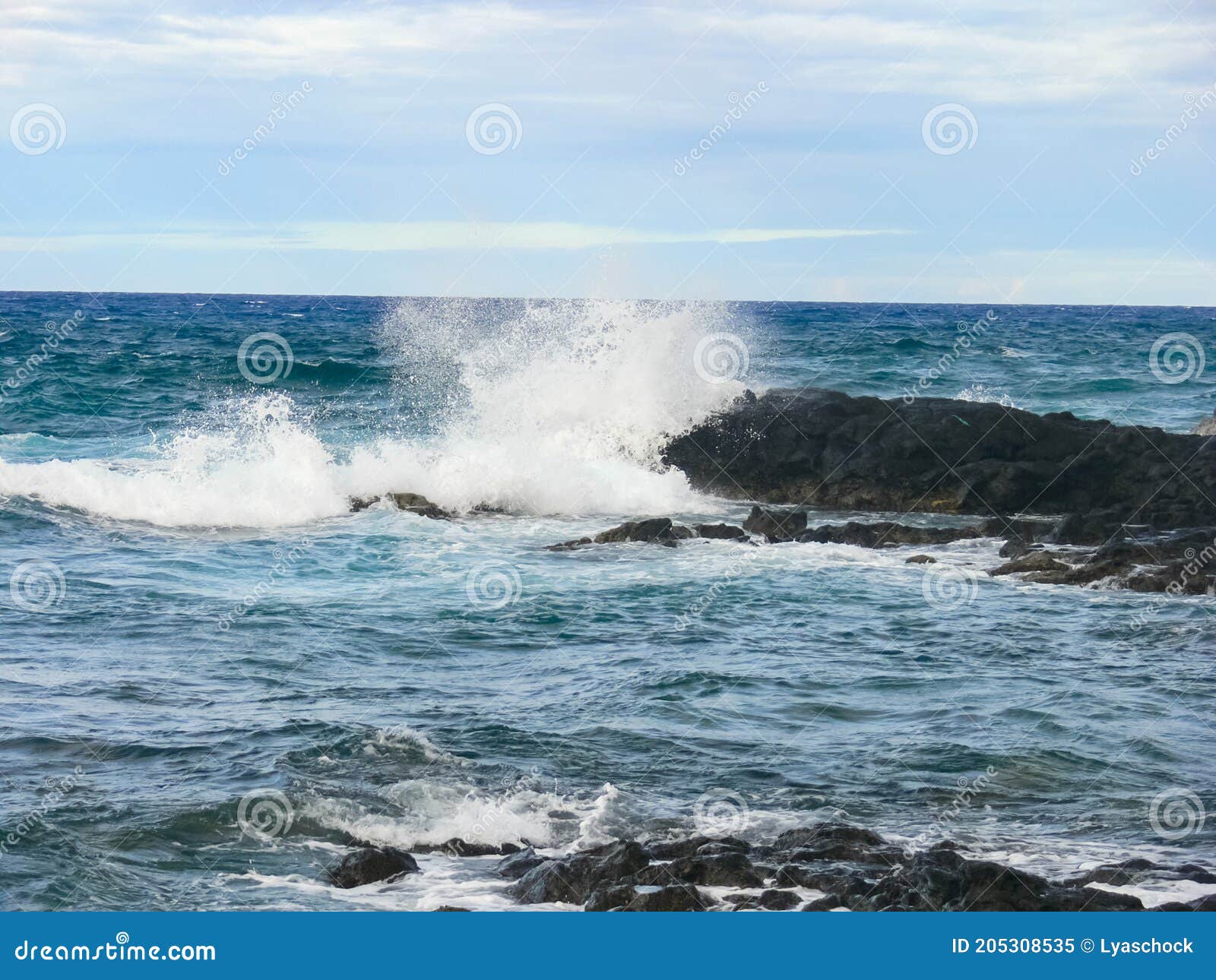 Easter Island Coastline. Easter Island Coast, Rocks, Ocean Stock Image ...