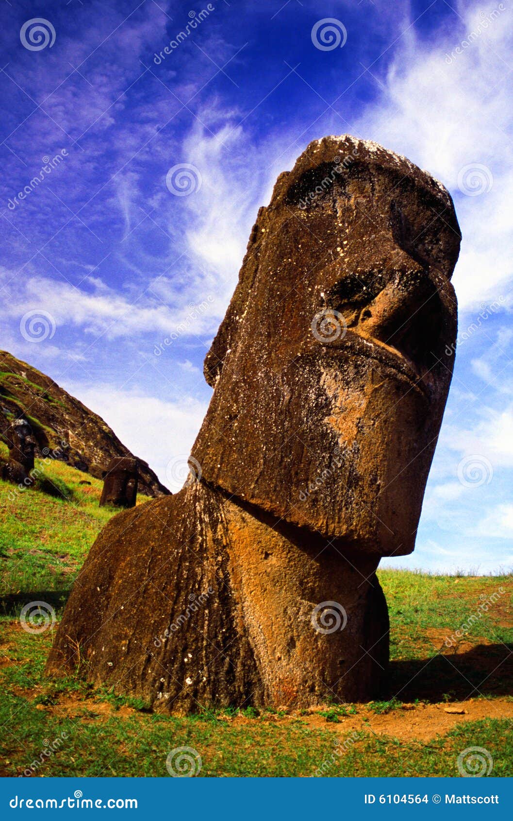 Easter Island moai stock photo. Image of civilisation - 6104564