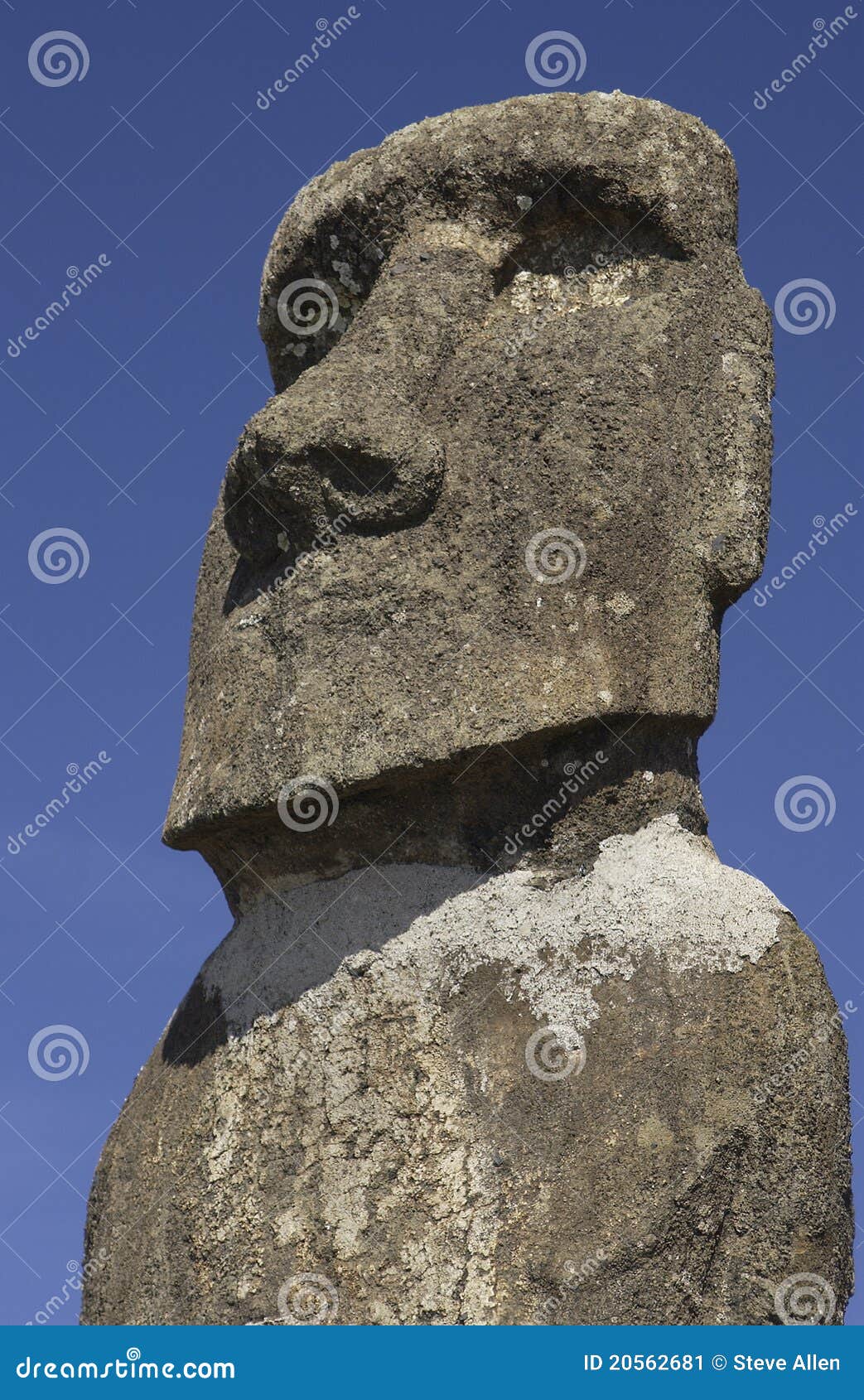 Easter Island - Moai - Chile Stock Image - Image of chile, carved: 20562681