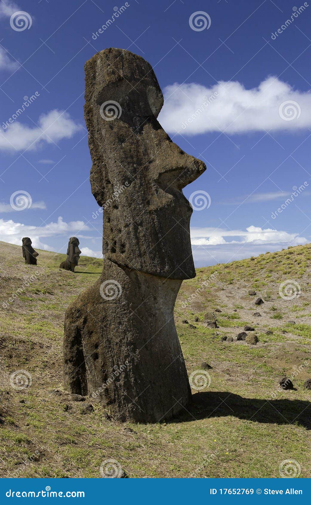 Easter Island - Moai - South Pacific Stock Image - Image of easter ...