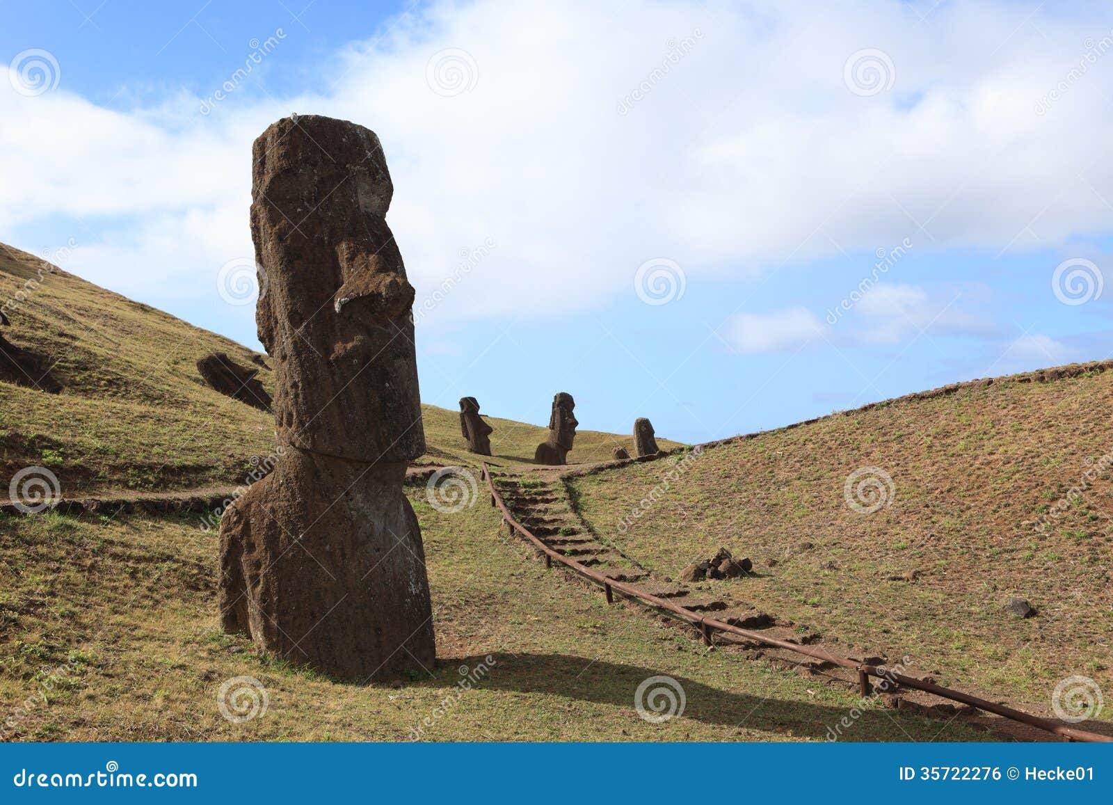 Easter Island Moai Statue stock photo. Image of megalithic - 35722276