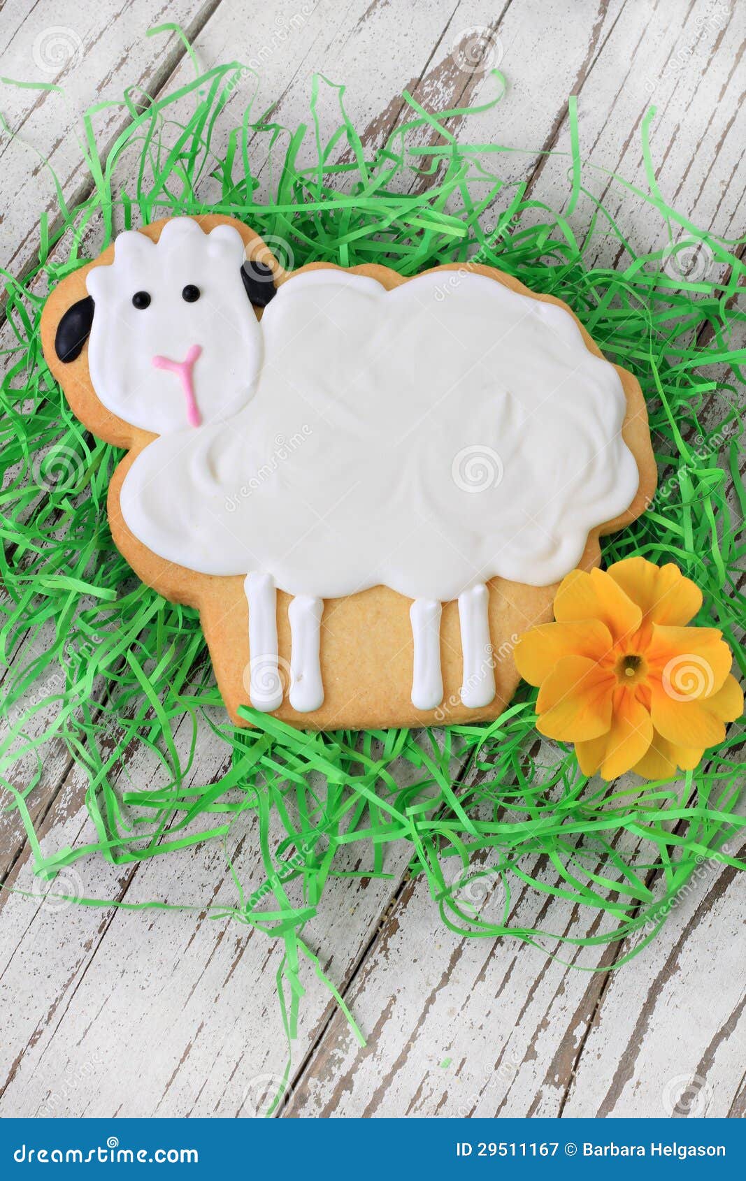 Easter lamb cookie stock image. Image of cookie, eastercookie - 29511167