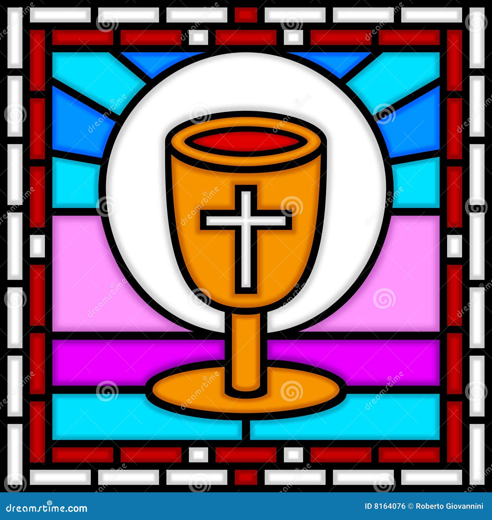 Last Supper Symbols (Religion/Christianity) Vector Illustration ...