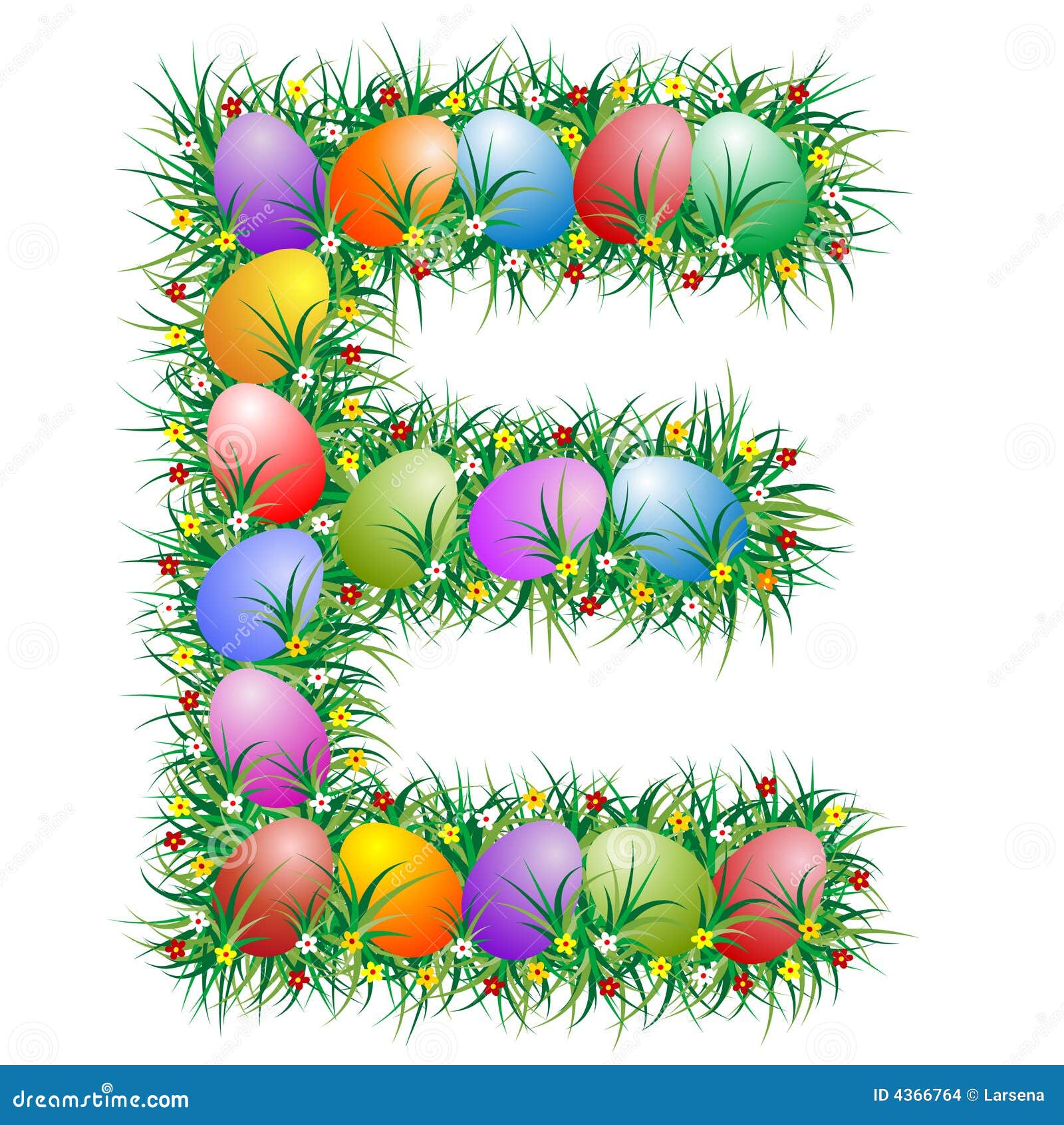 Easter Letter - E Picture. Image: 4366764