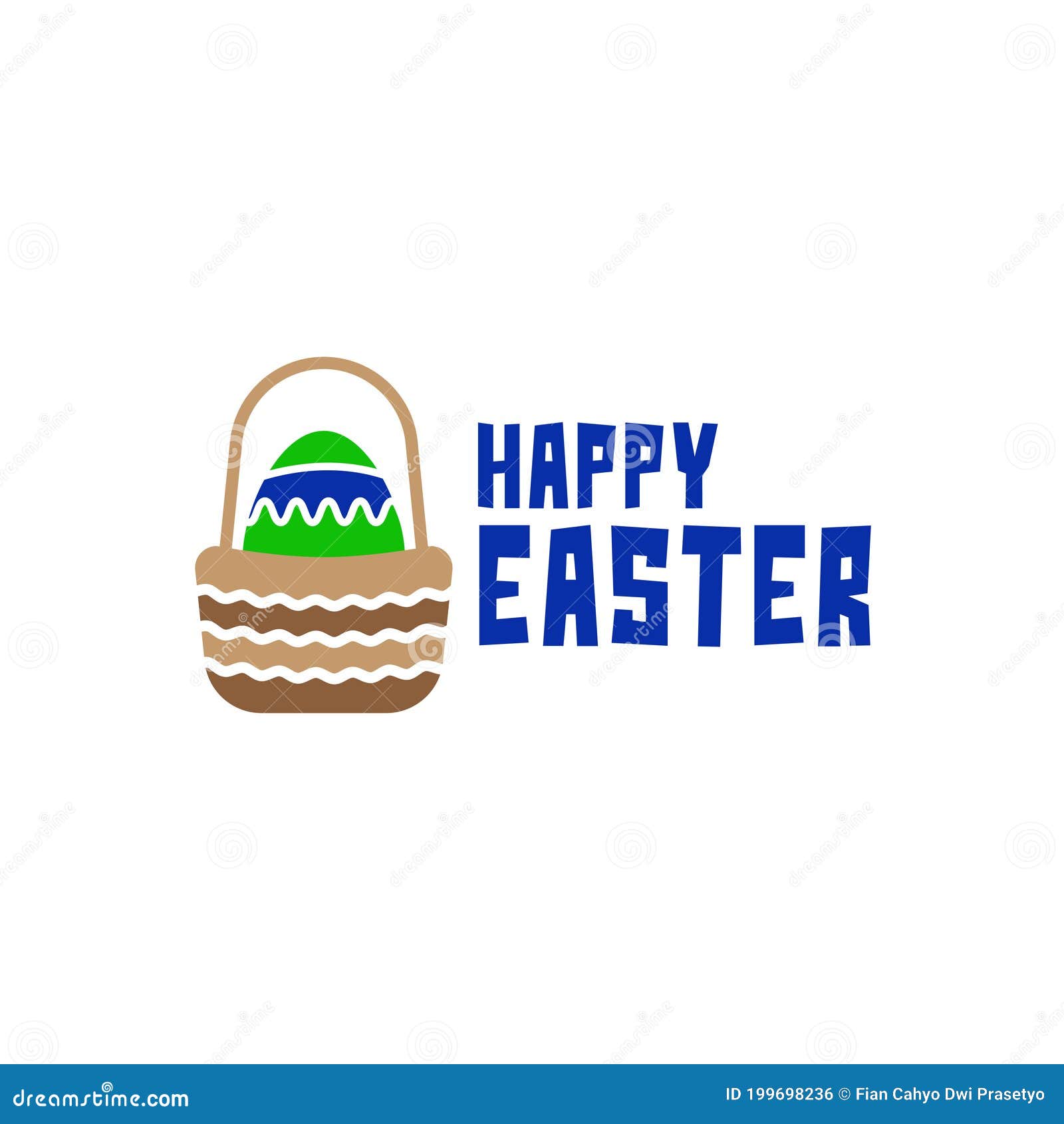 Easter Logo Day Concept Art Modern Stock Vector - Illustration of ...
