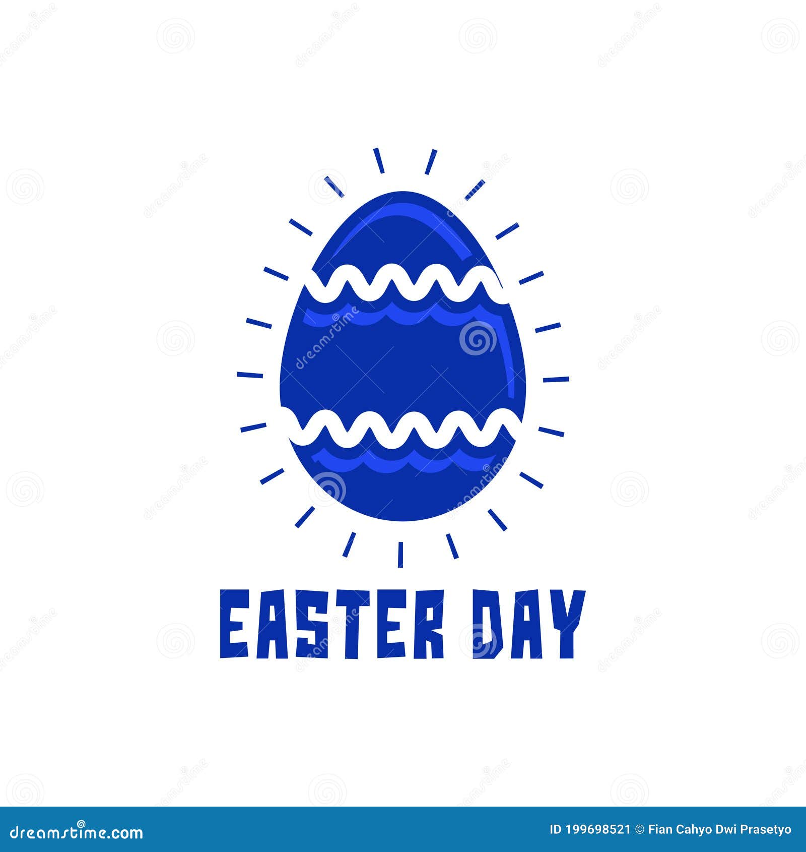 Easter Logo Day Concept Art Modern Stock Vector - Illustration of girly ...