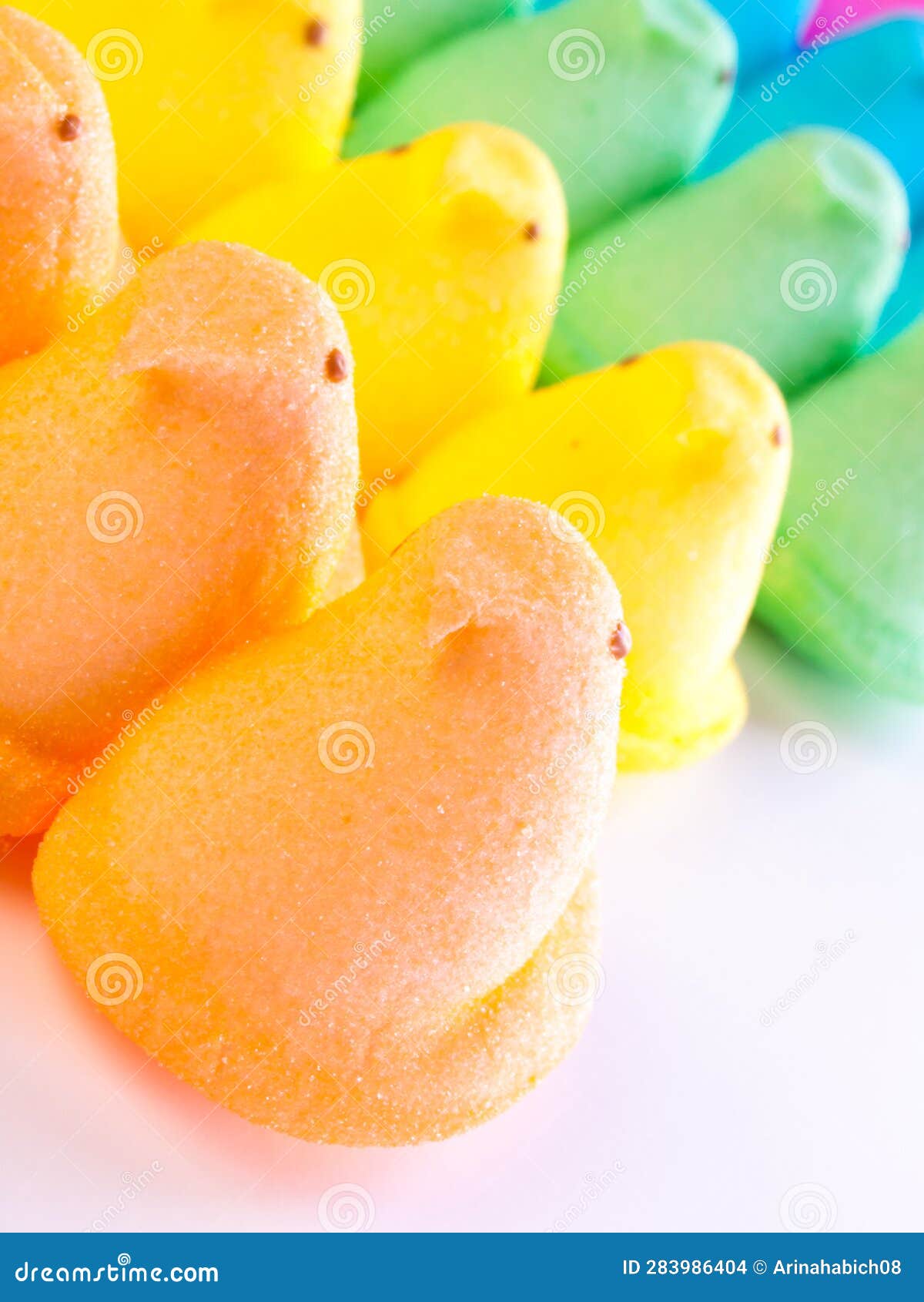 Marshmallow Chicks editorial stock image. Image of five - 283986404
