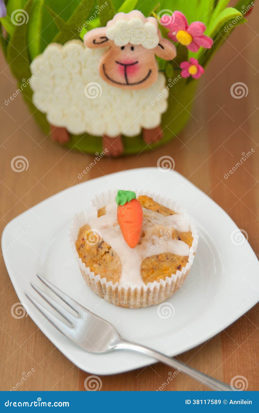 Easter Muffins stock image. Image of icing, food, frosted - 38117589