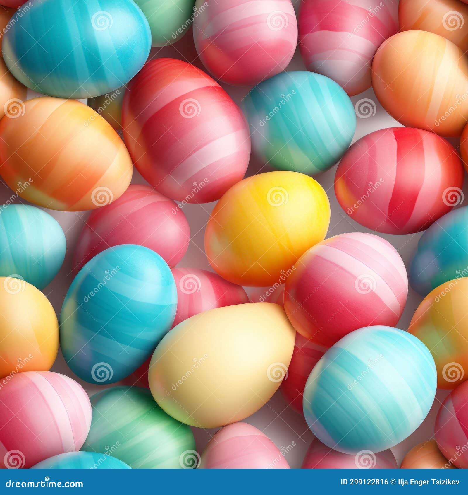 Easter Pastel Colors Seamless Pattern Background Vector Illustration ...