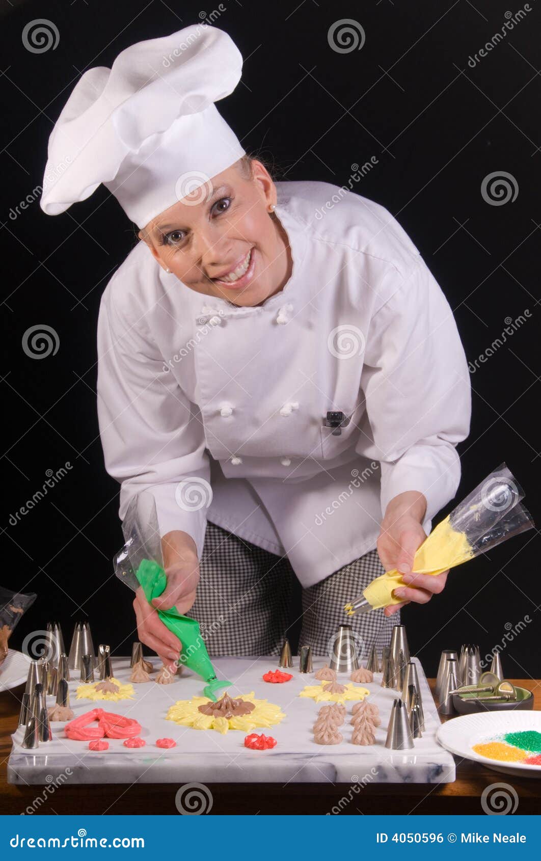 Easter Pastry Chef stock photo. Image of cooking, craft - 4050596