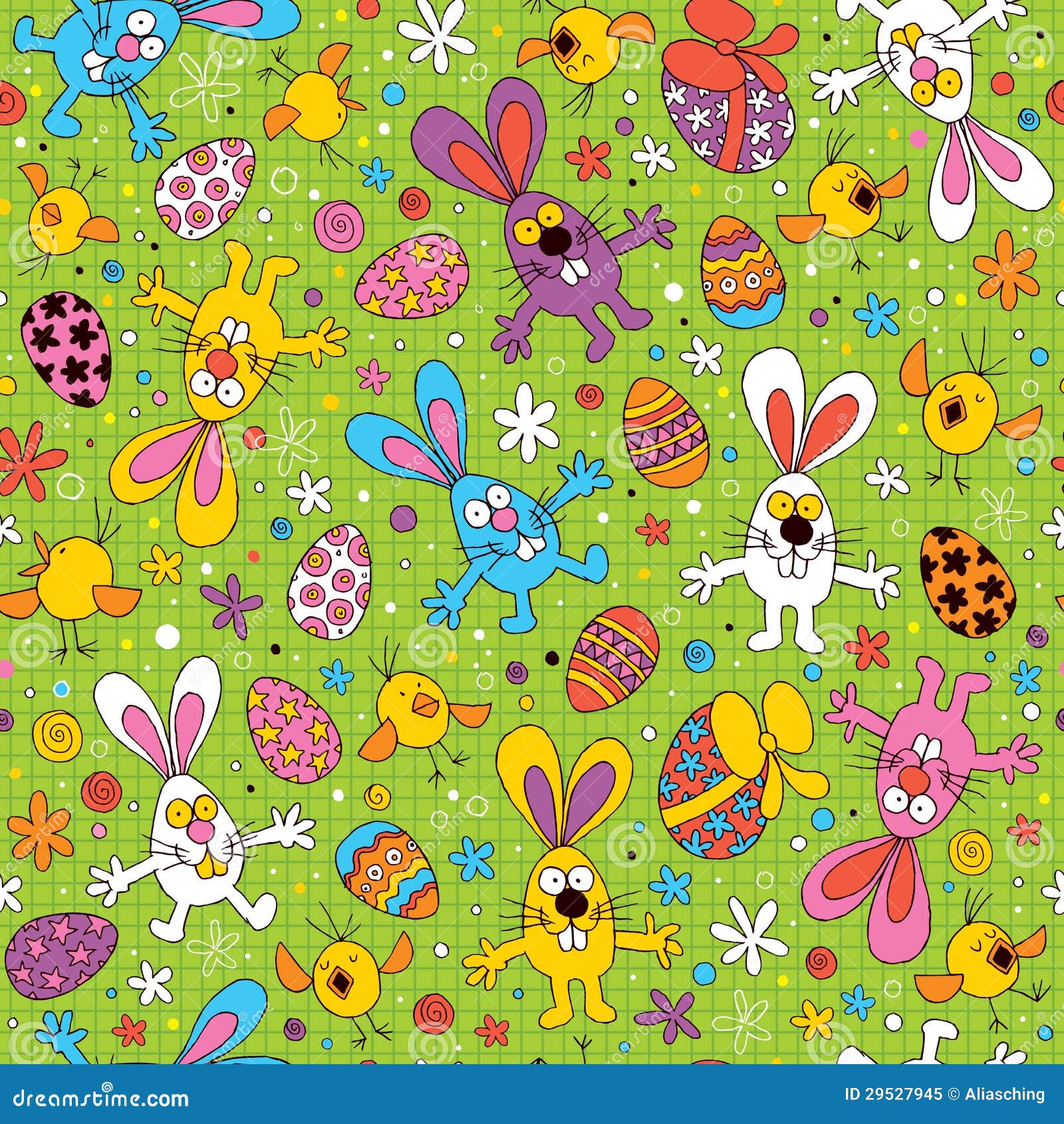 Easter pattern stock vector. Illustration of eggs, holiday - 29527945