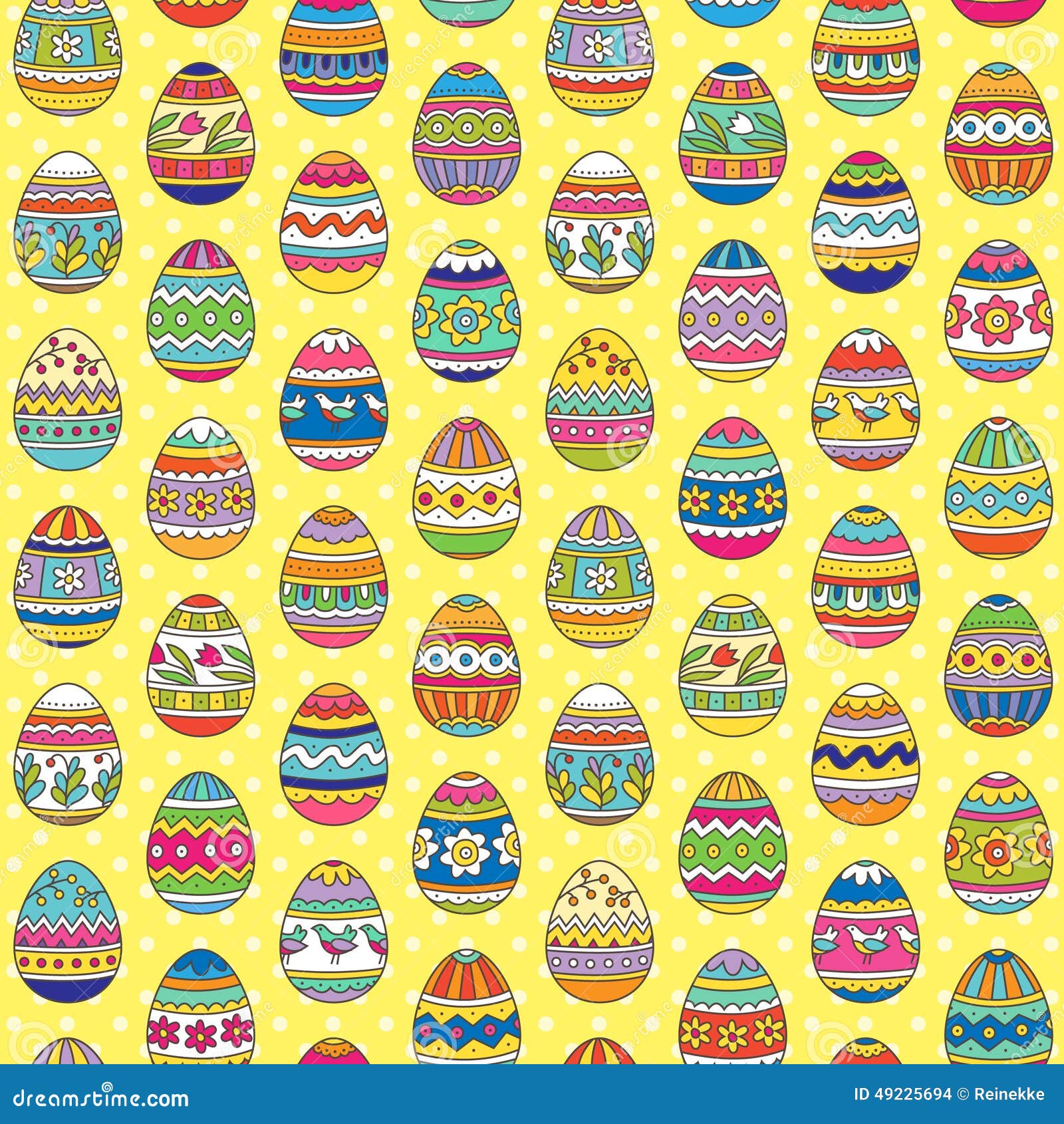 Easter pattern stock vector. Illustration of wrap, easter - 49225694