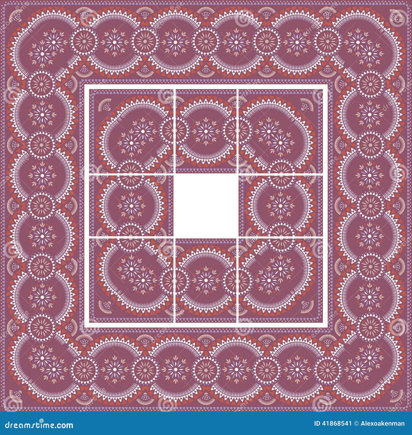 Easter Pattern with Separated Tiles. Stock Vector - Illustration of ...