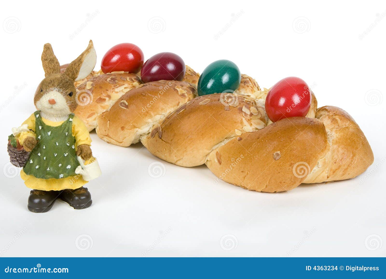 Easter Plaited Danish Pastry Stock Photo - Image of danish, custom: 4363234