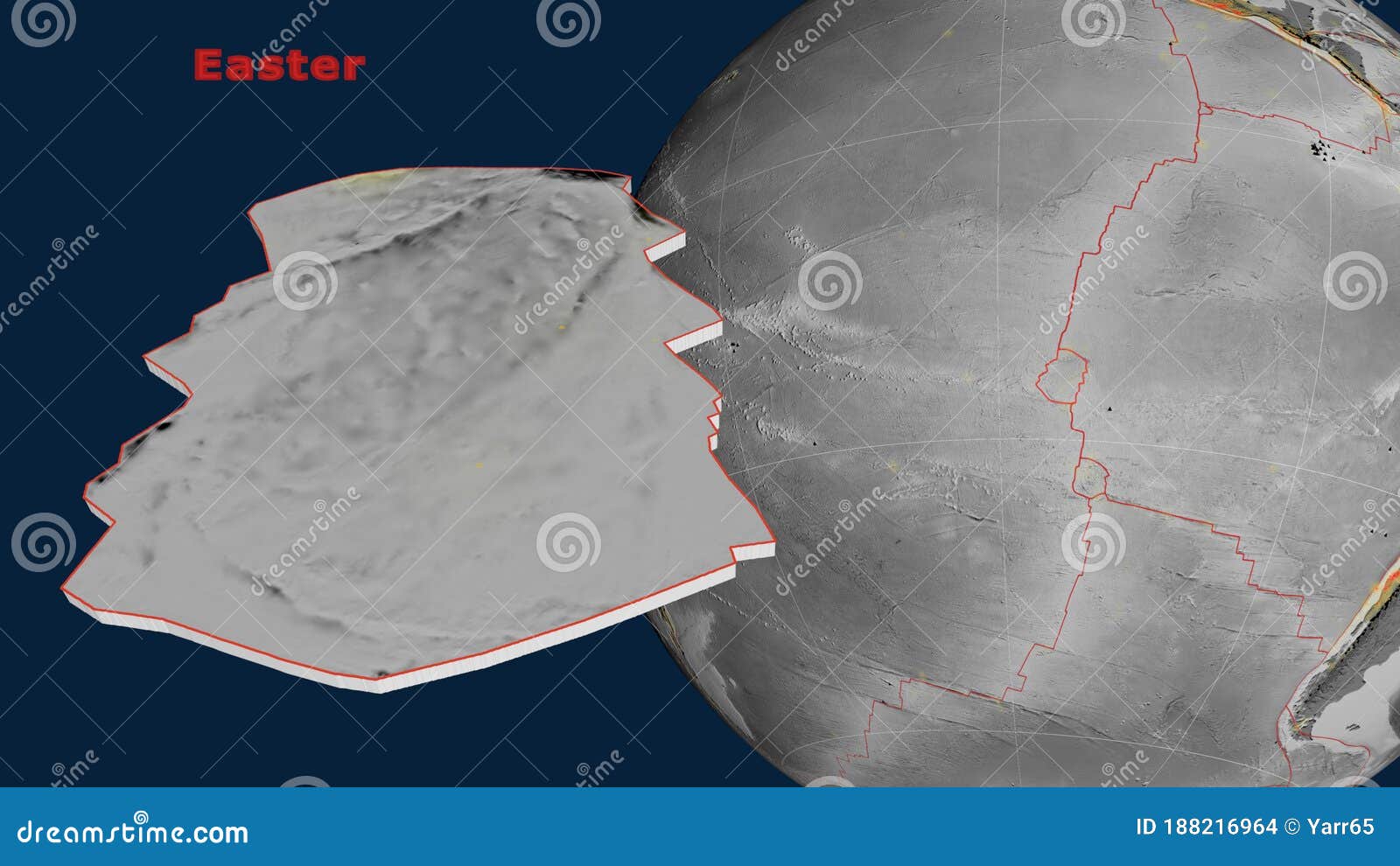 Easter Plate Described and Presented - Grayscale Stock Illustration ...
