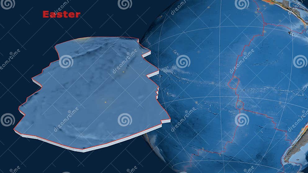 Easter Plate Described and Presented - Topo and Bathy Stock ...