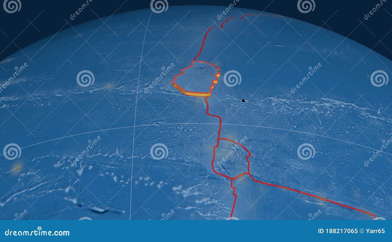 Easter Plate Extruded - Topographic Stock Illustration - Illustration ...