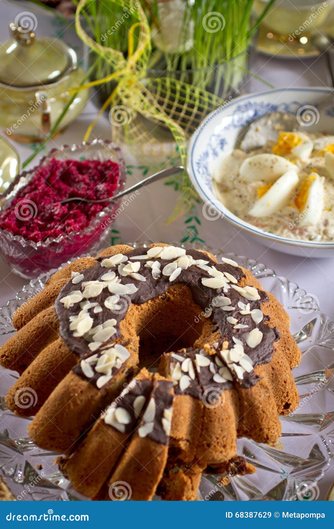 Easter Polish Traditional Table Stock Image - Image of table, dinner ...