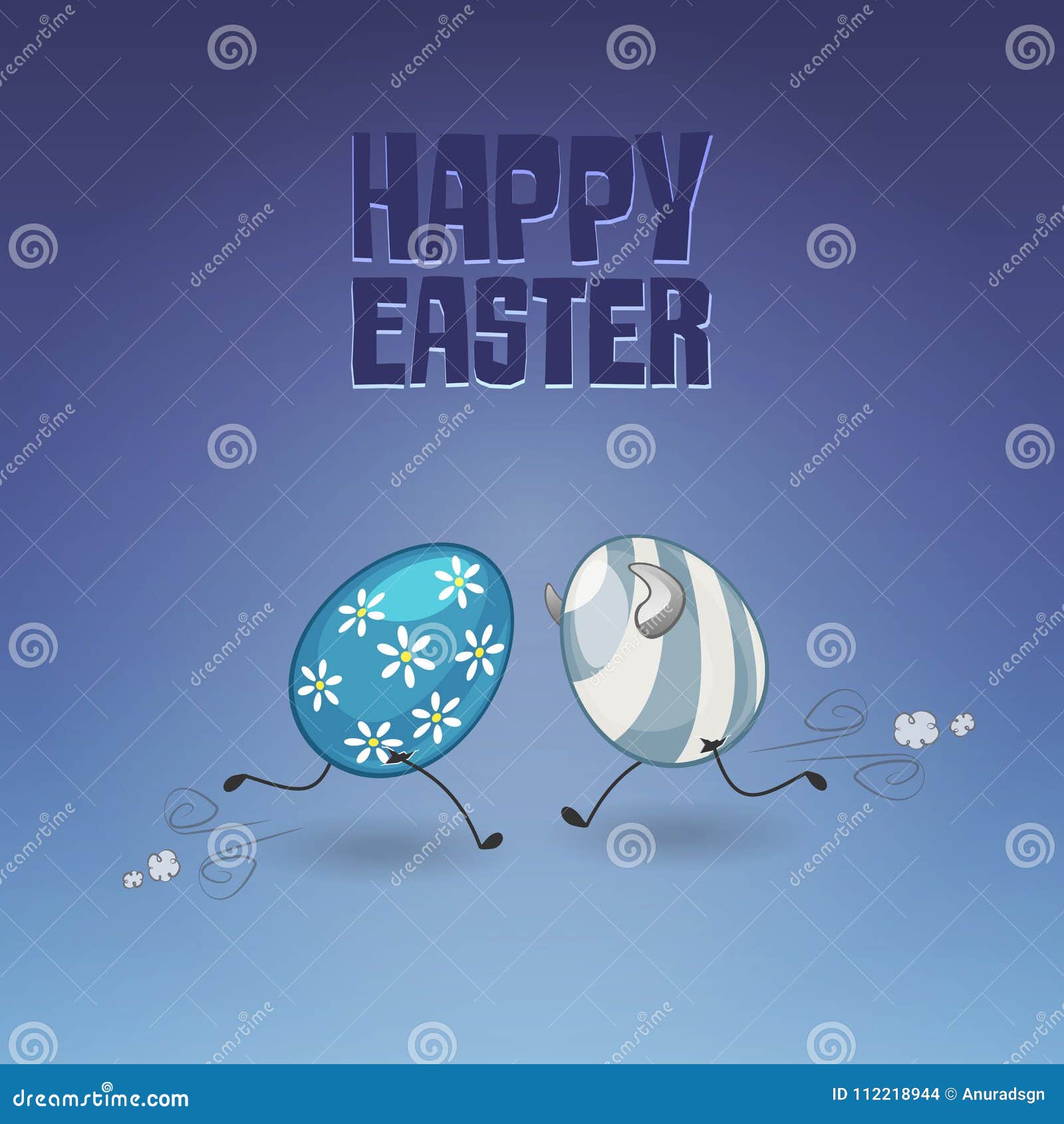 Easter Poster - Eggs Will Strike One Another and Break Up - Happy ...