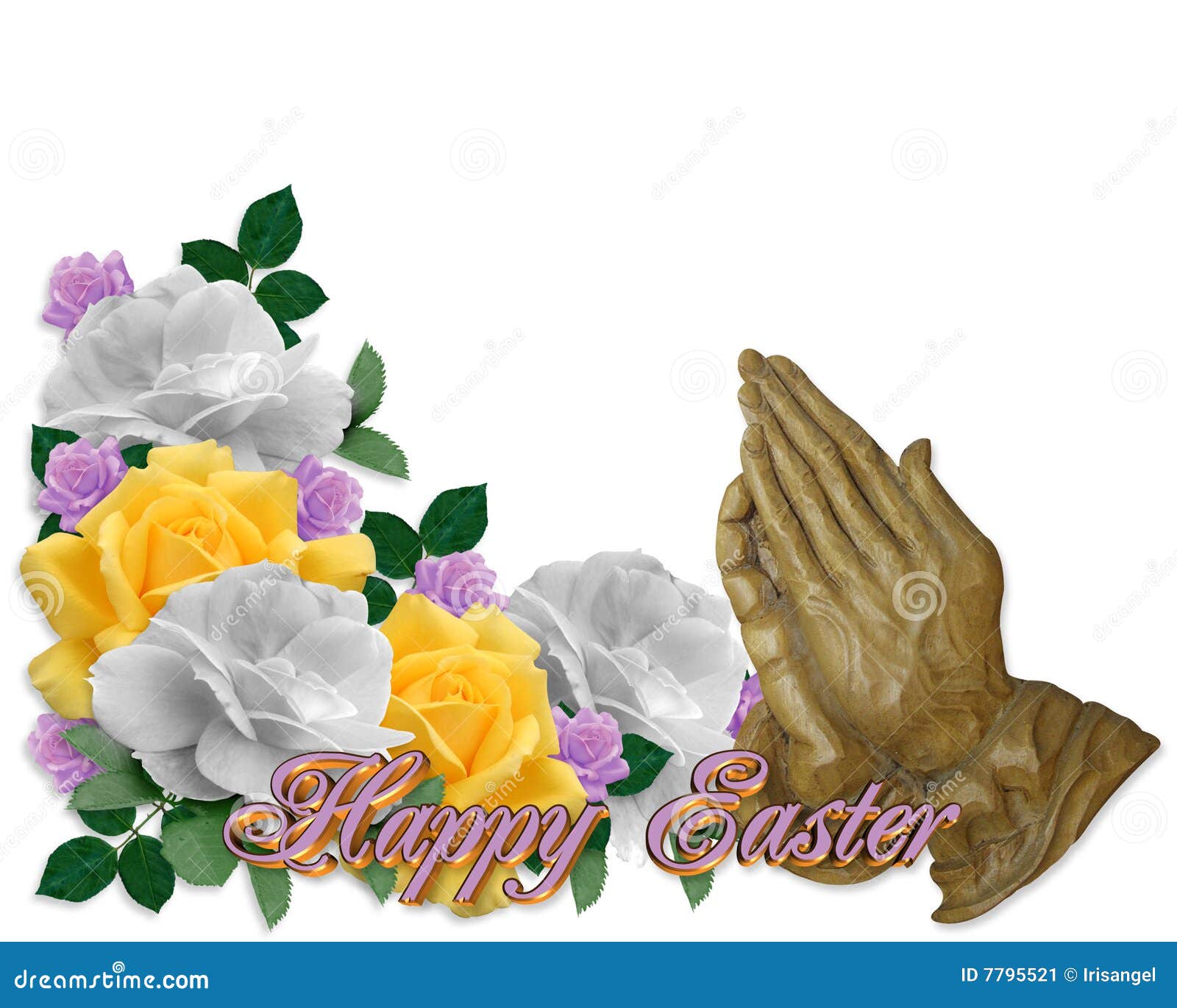 Praying Hands Border