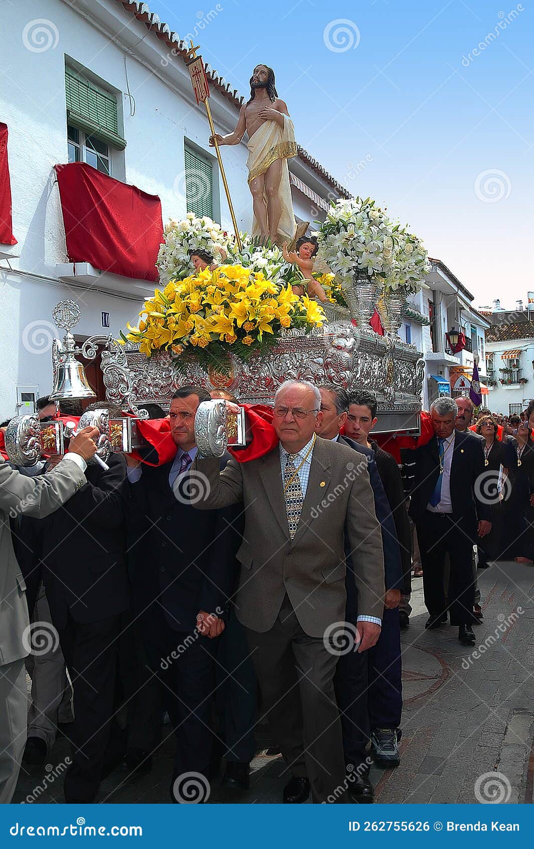 Easter Procession in the Benalmadena Pueblo on the Costa Del Sol in ...