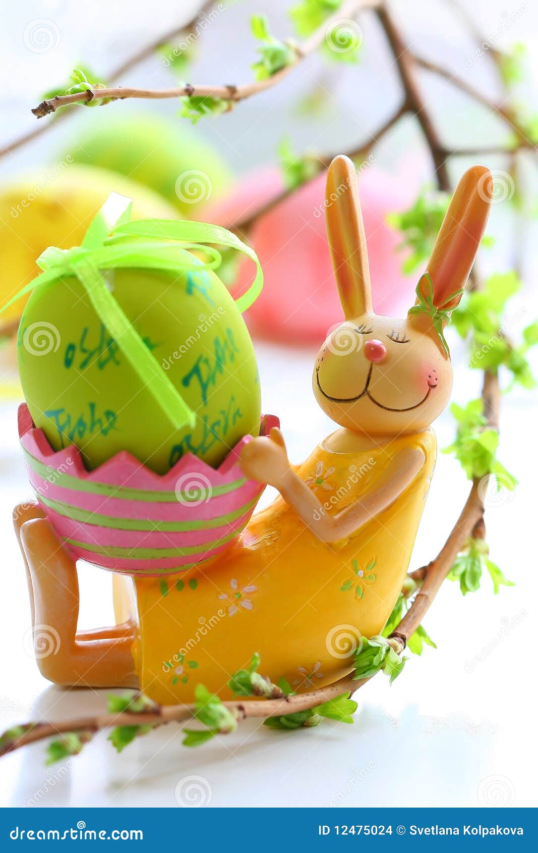 Easter rabbit stock photo. Image of traditional, rabbit - 12475024