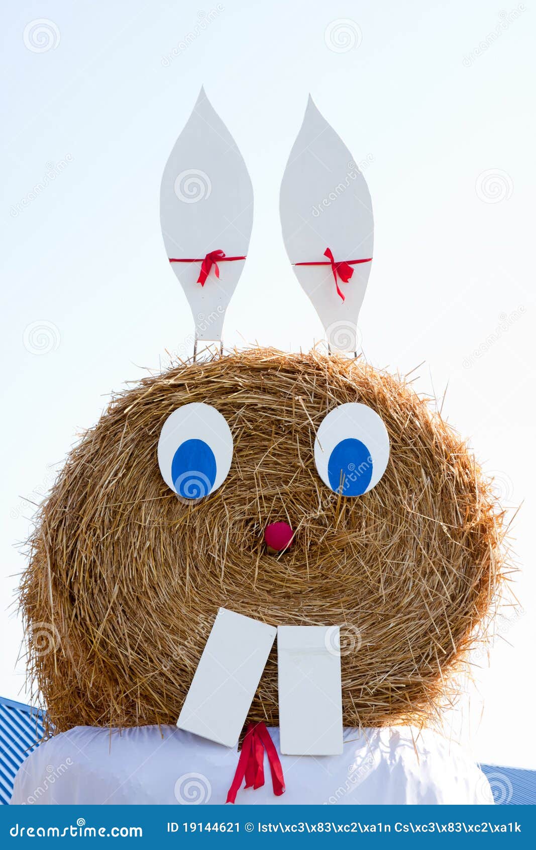Easter rabbit stock image. Image of single, bale, vivid - 19144621