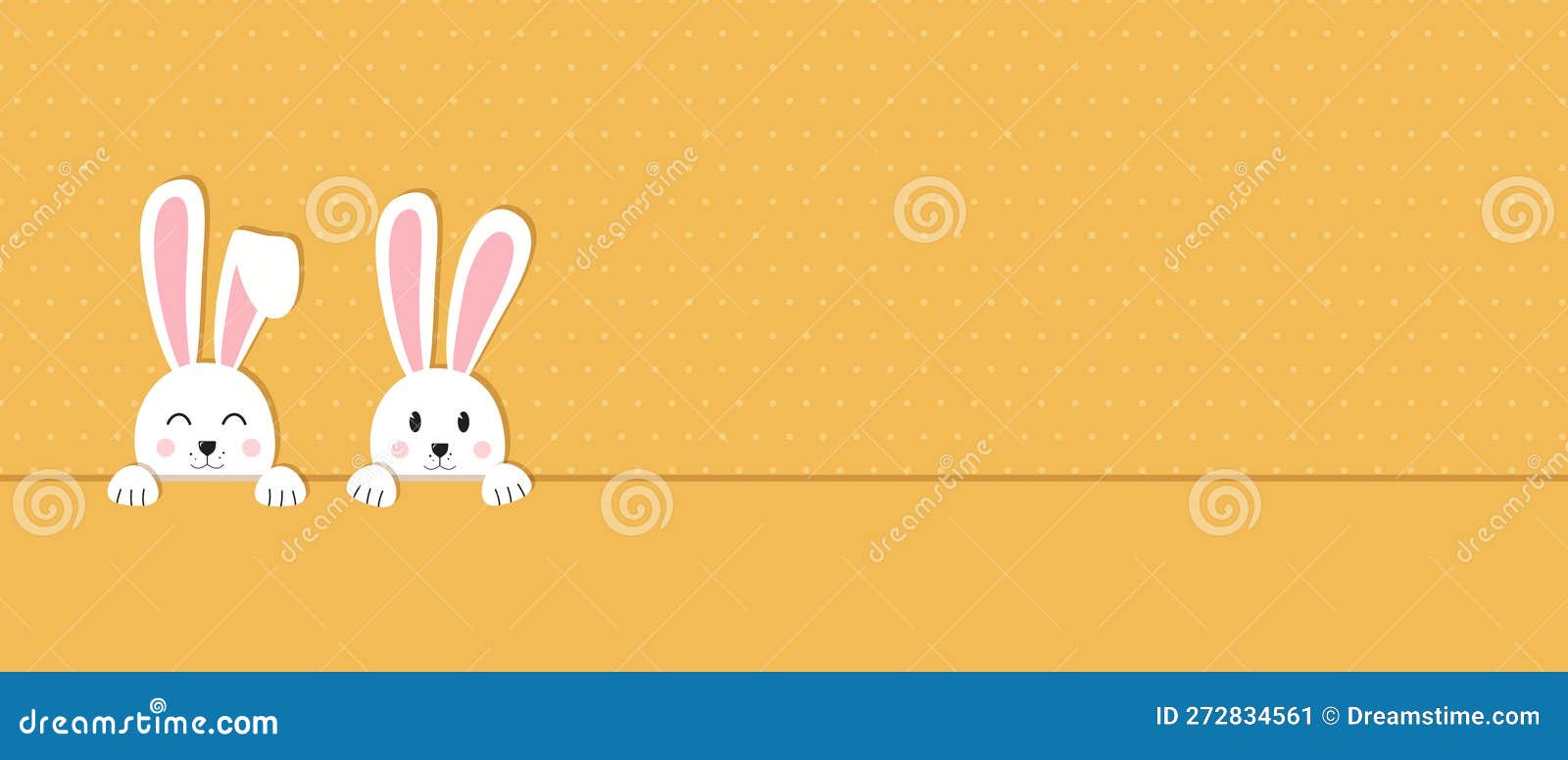 Easter Rabbit, Easter Bunny. Vector Illustration. Easter Day. Happy ...